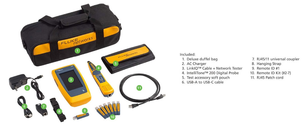 LAN qualification tester - เมโทร เทคโนโลยี ให้เช่า Fluke LinkIQ CableIQ ...