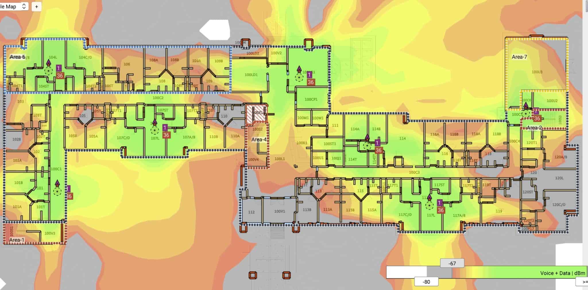 เครื่องทดสอบ สำรวจ ระบบ WiFi ทำ Heat map WiFi Site Survey - เมโทร เทคโนโลยี